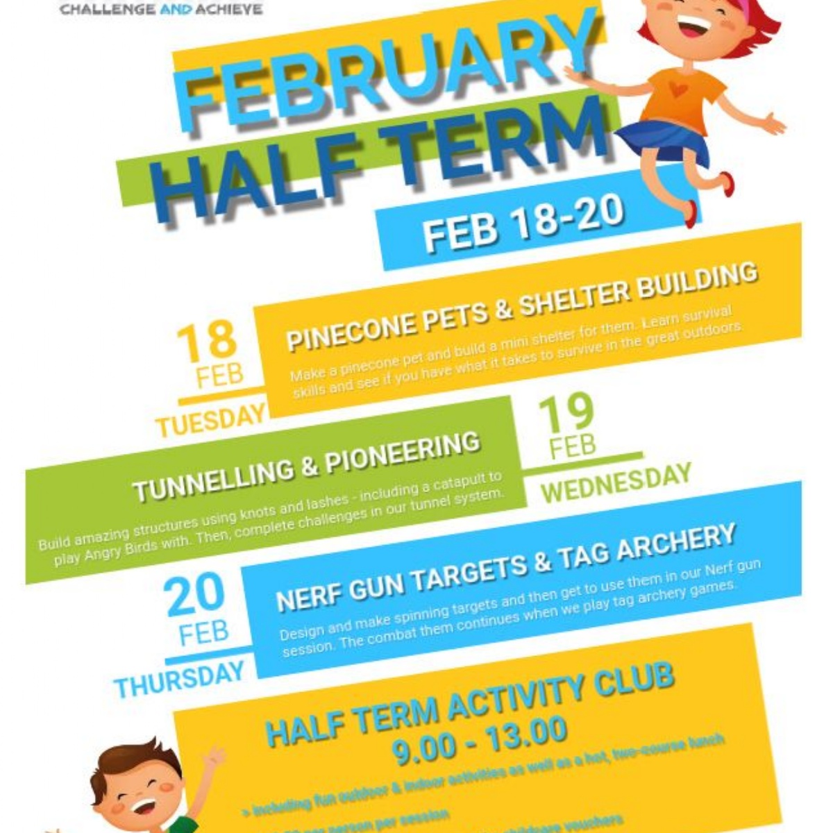 Cumulus Half Term Activity Club - The Purbeck School