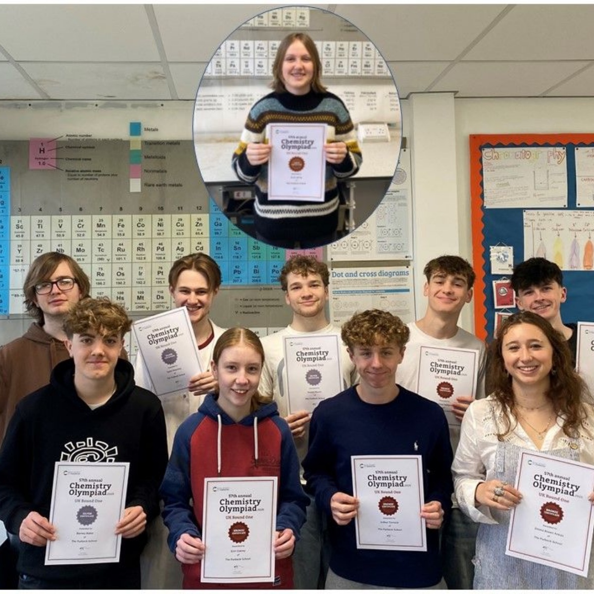 Congratulations to our 6th form students in the 2025 RSC Chemistry ...